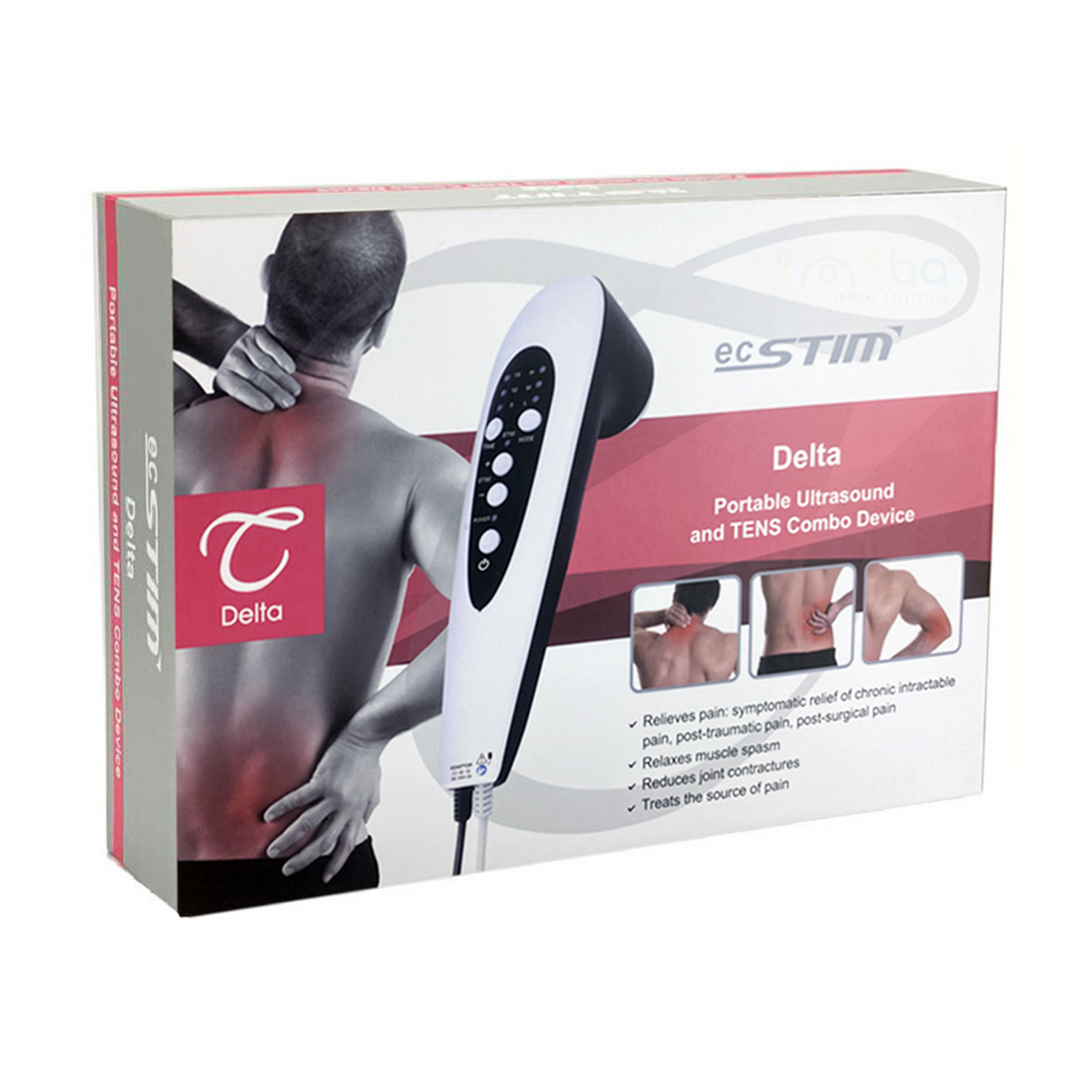 ecSTIM - 全新2023年 行貨 Delta 手提式電子止痛 + 超聲波治療儀 – imiba 生活百貨