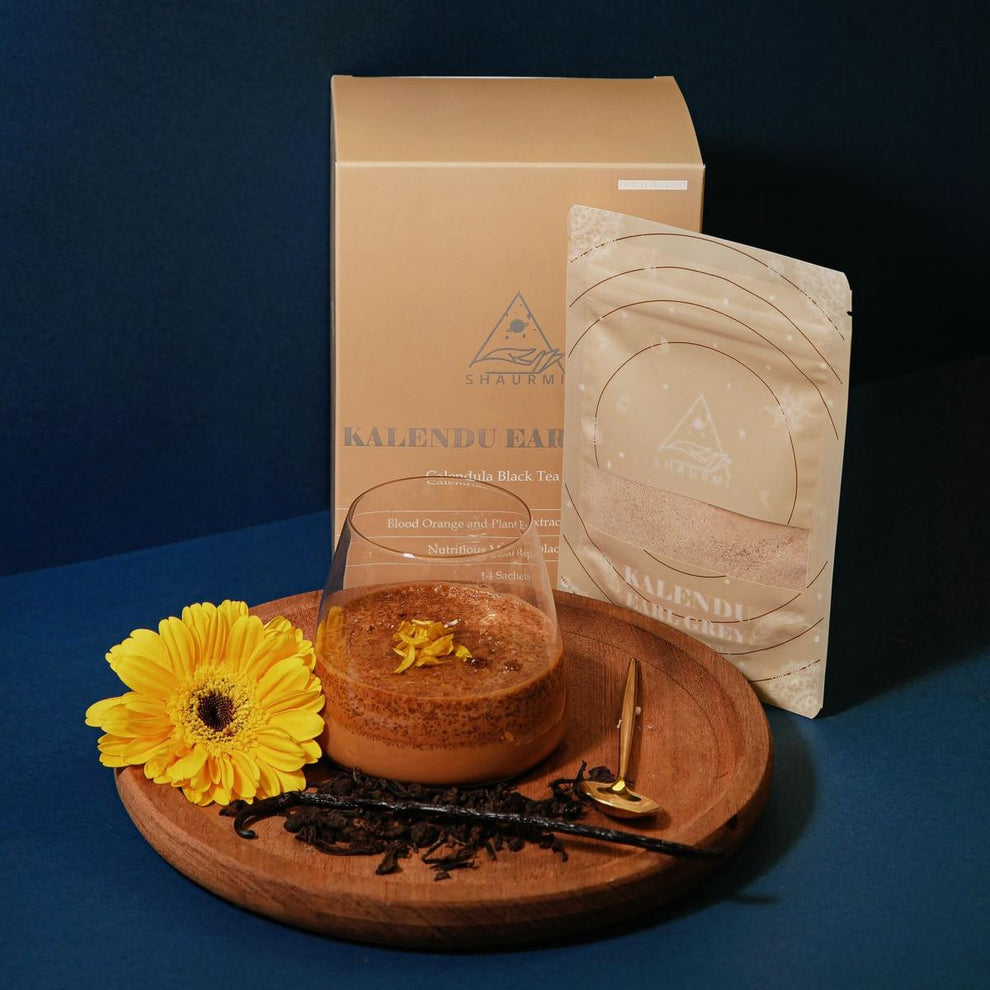 SHAURMI 金盞花血橙伯爵茶消腫燃脂營養代餐飲品 14包/盒 – imiba 生活百貨